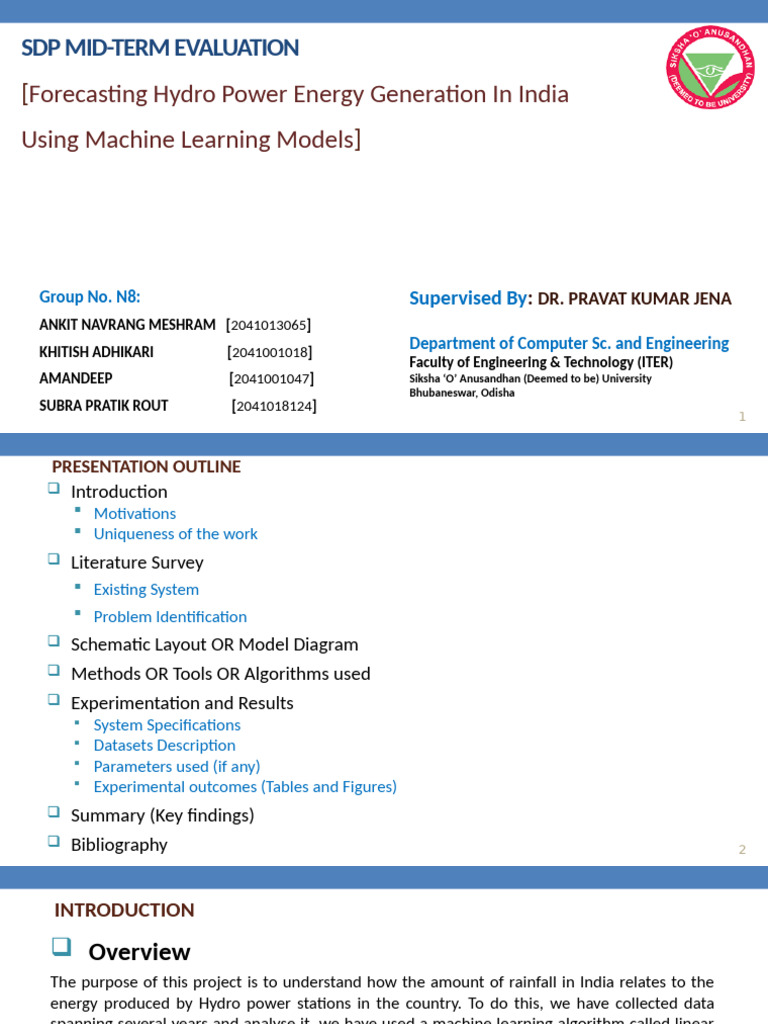 Mid-Term SDP Evaluation | PDF | Autoregressive Integrated Moving Average | Dependent And ...