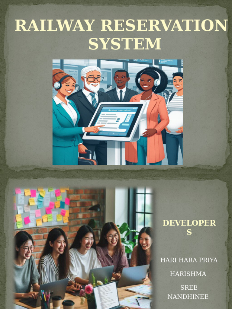 Railway Reservation System Overview | PDF | Ticket (Admission ...
