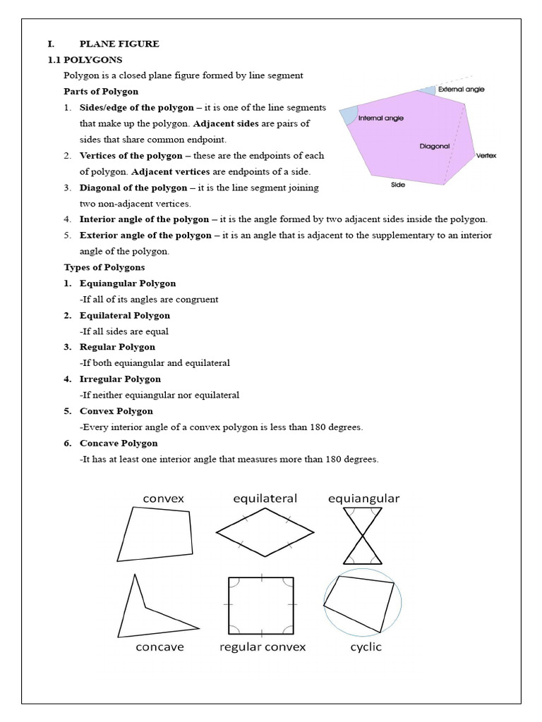 Tricontagon and Polygon Naming Guide | PDF | Polygon | Shape
