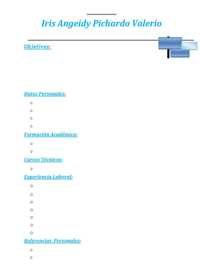 Currículum de Iris Pichardo Valerio | PDF | República Dominicana