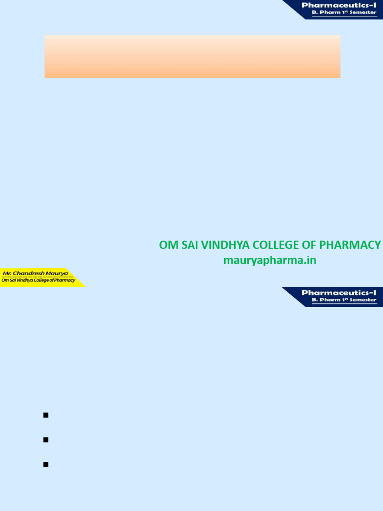 Introduction To Dosage Forms, Classification and Definitions. | PDF ...