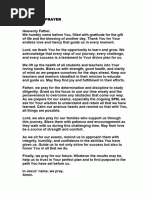 Prayer Before Class | PDF