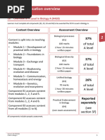 Cambridge AS & A Level Biology 9700 Syllabus | PDF | Mitosis ...