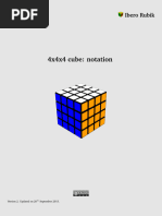 Rubik's Cube Move Notation Guide | PDF | Cartesian Coordinate System ...