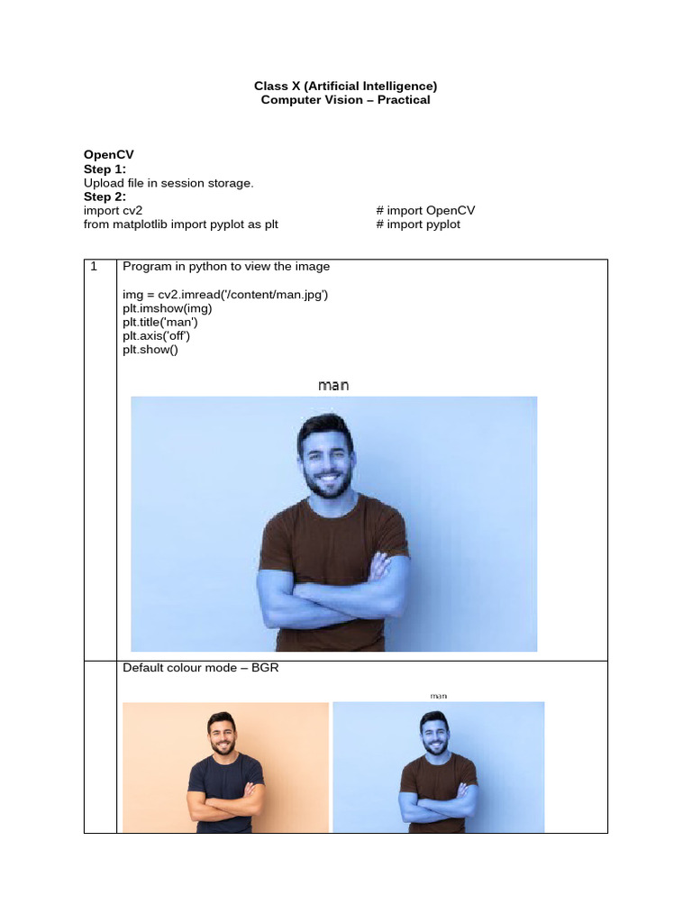 Practical - Computer Vision | PDF