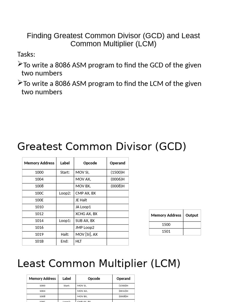 Gcd Lcm 7segment | PDF | Computing | Discrete Mathematics