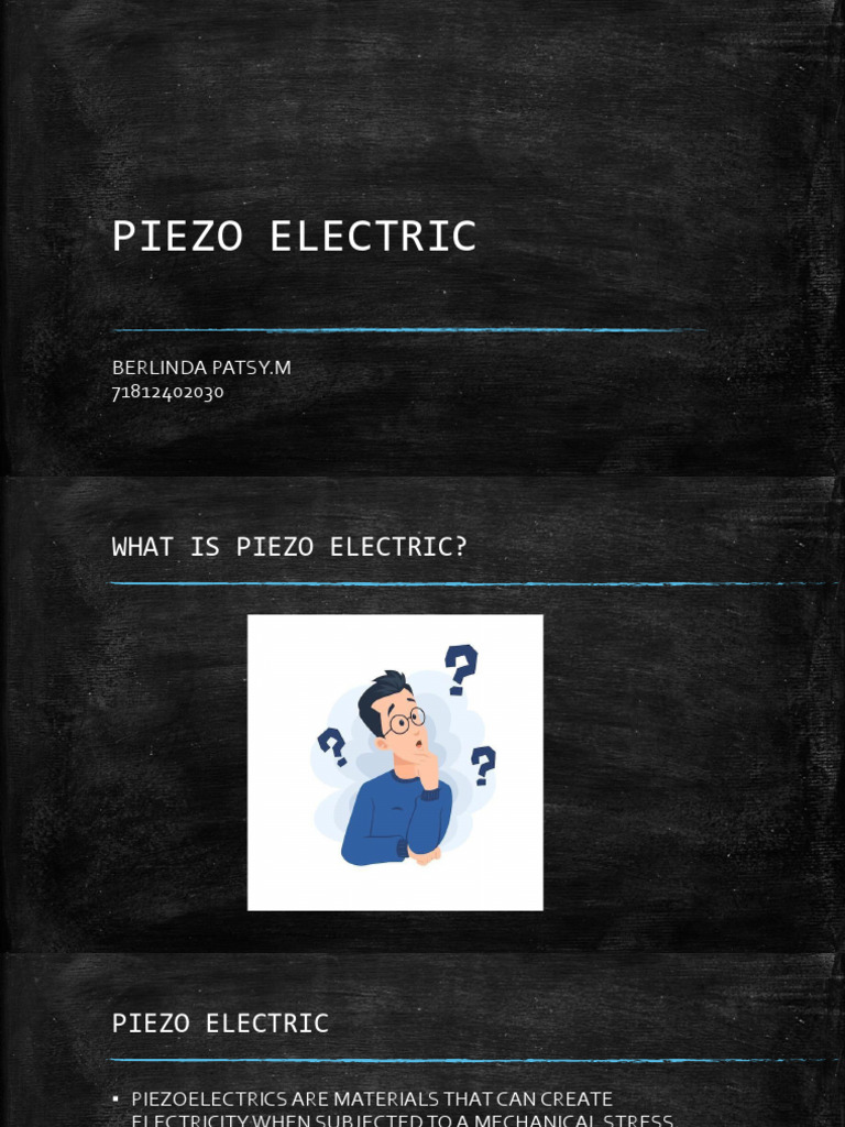 PIEZO | PDF