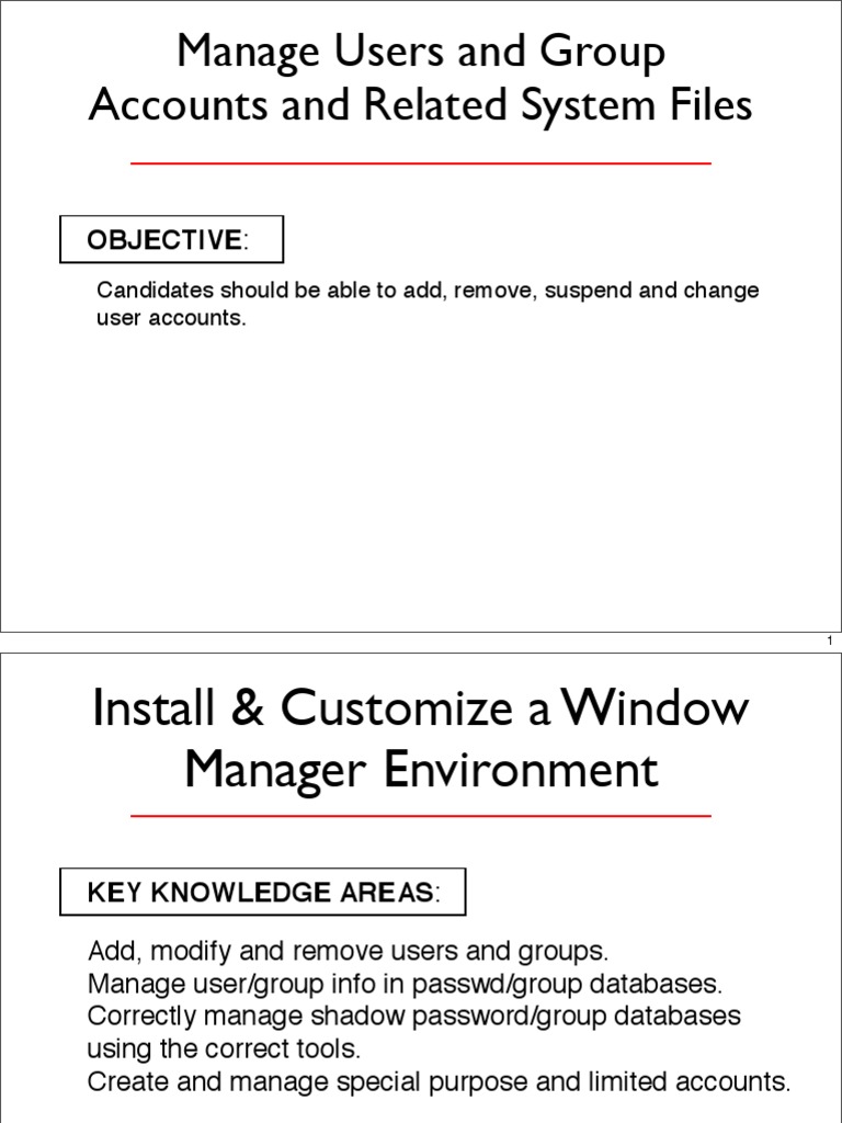 Linux Manage User Group | PDF | Superuser | Password