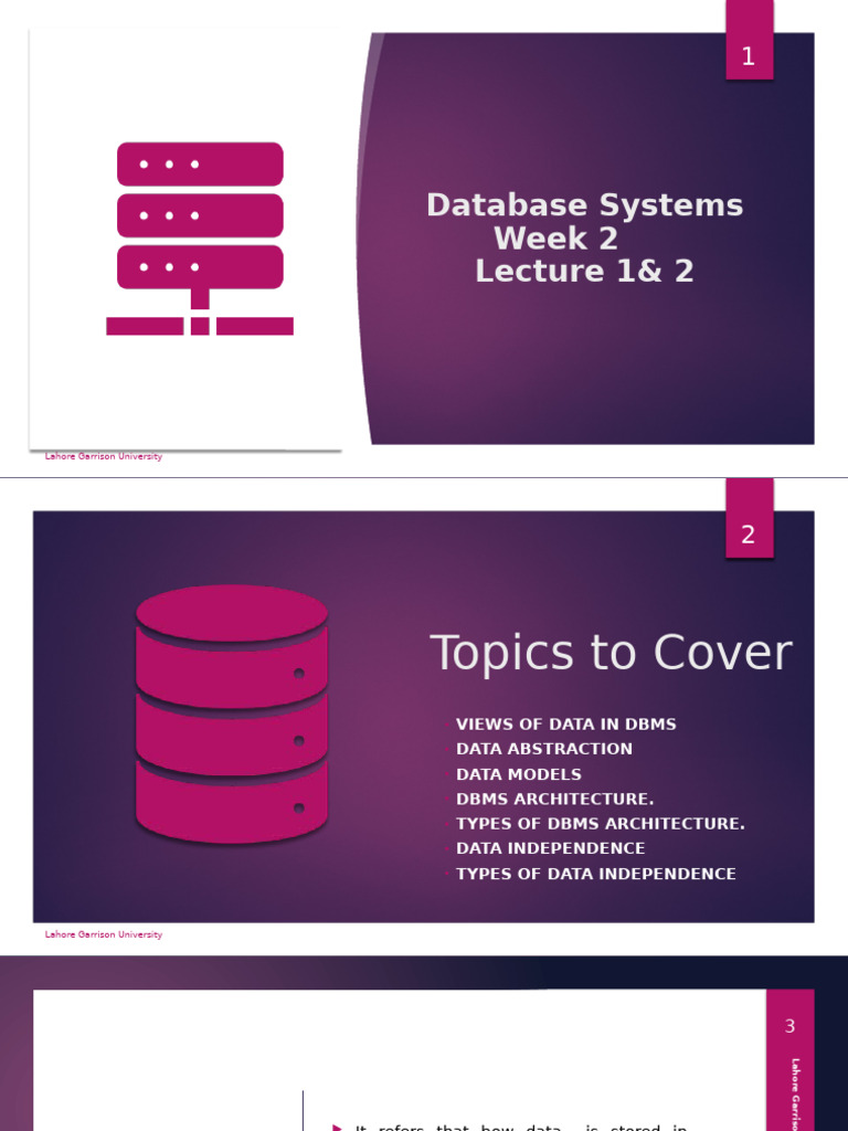 DB WEEK 2 | PDF | Databases | Conceptual Model
