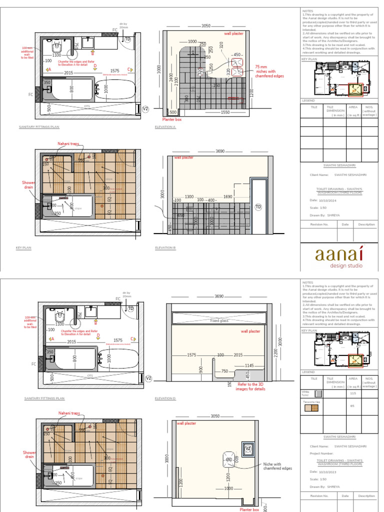 2024.10.10 - 3rd Floor Master Toilet Plumbing and Masonry DWG - Swathi ...