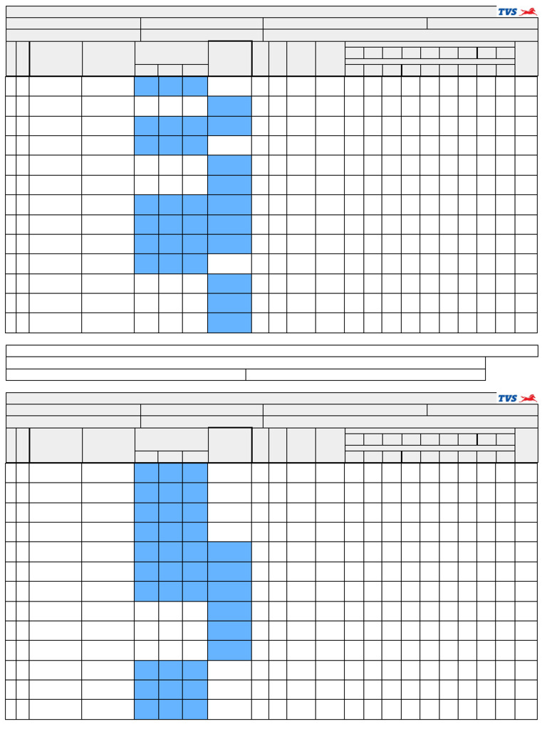 Part Check Sheet | PDF