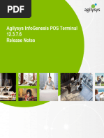 Agilysys InfoGenesis POS Terminal 12.3.7.8 Release Notes | PDF | Point ...
