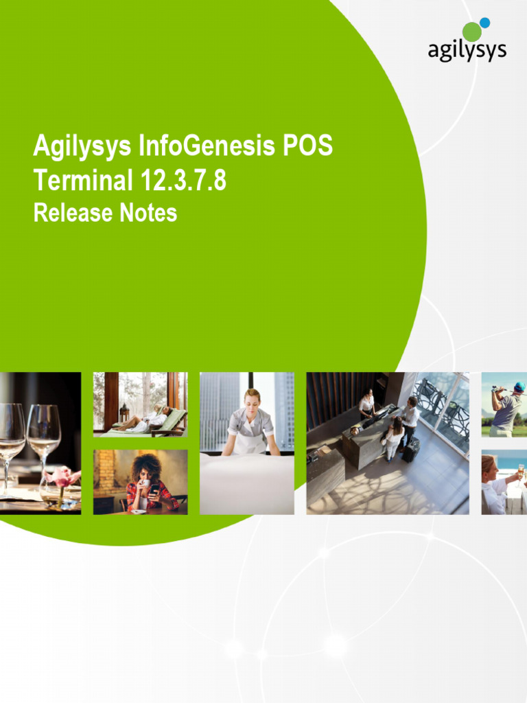 Agilysys InfoGenesis POS Terminal 12.3.7.8 Release Notes | PDF | Point ...