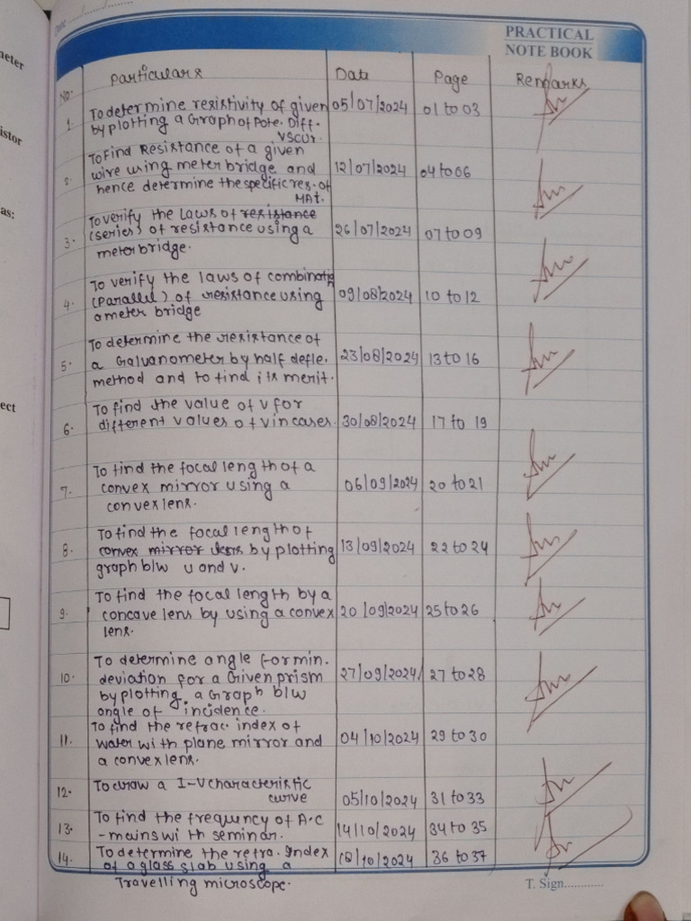 Physics Lab Manual | PDF