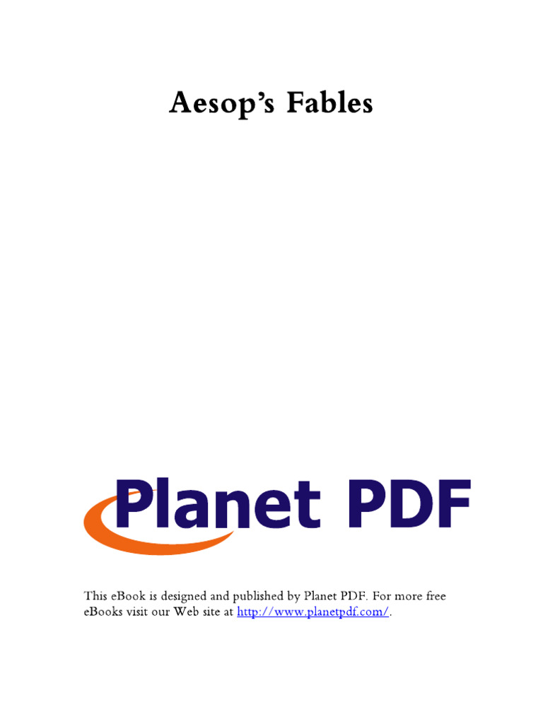 Aesop Fables | PDF