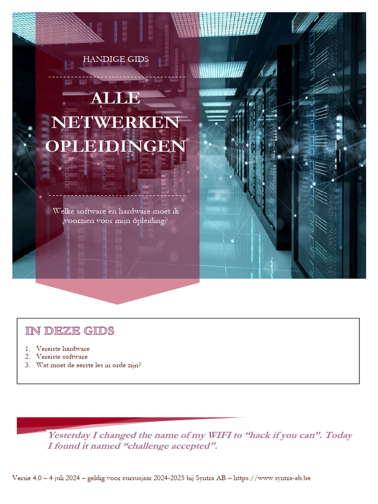 Software en Hardware Gids Alle Netwerken Opleidingen | PDF
