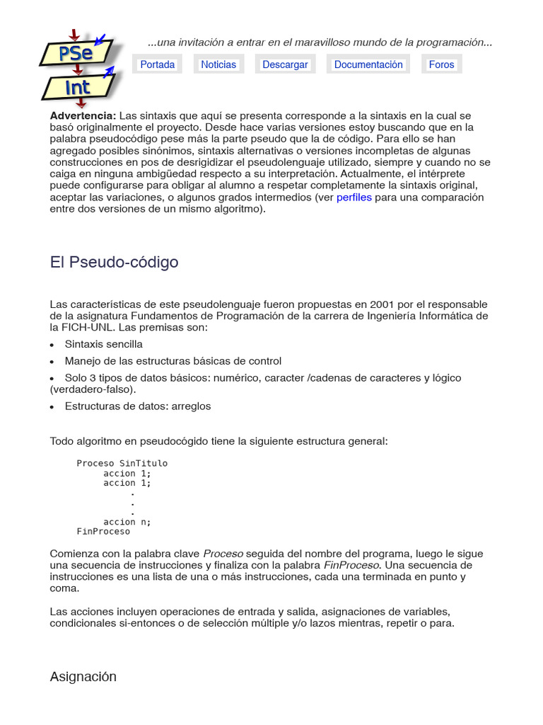 Trabajando en PSeInt | PDF | Variable (informática) | Algoritmos