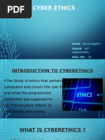 CYBER ETHICS PPT Slides | PDF | Applied Ethics | Cyberspace