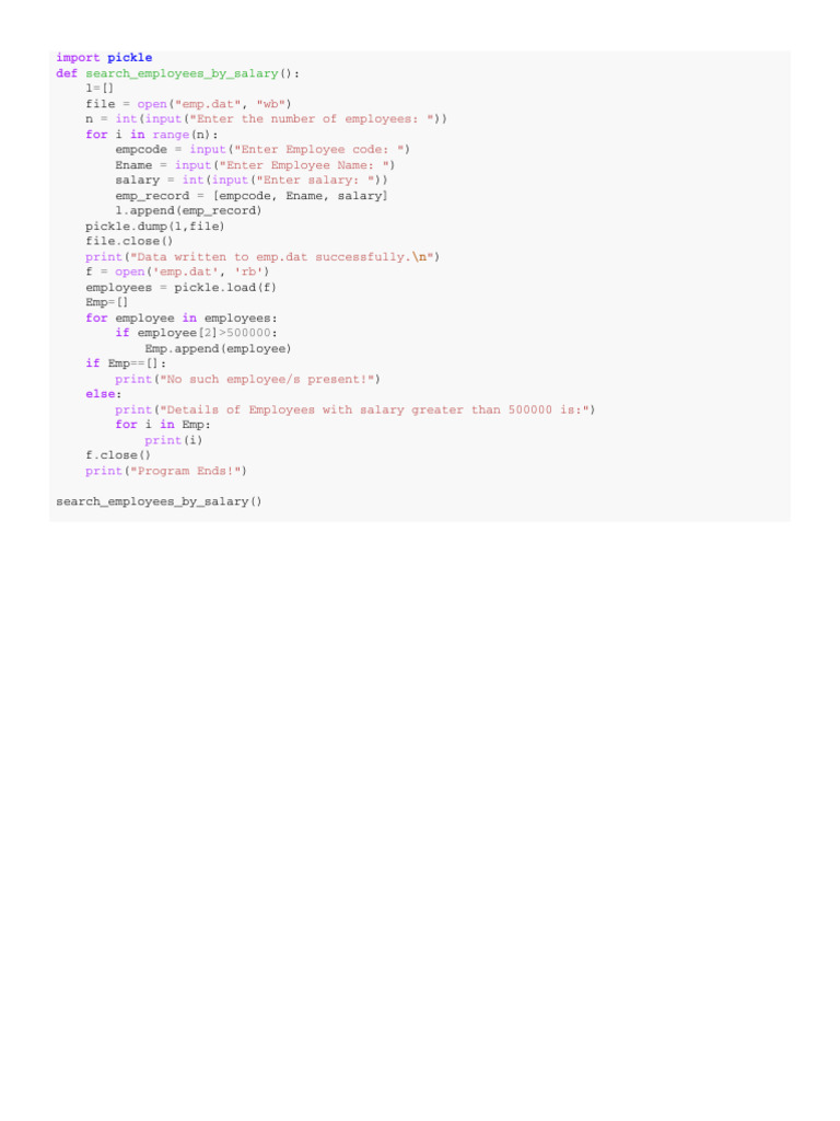 Search Operations in Binary File | PDF