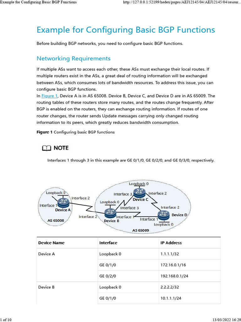 4.2 - BGP - Config - Basico - Hedex | PDF | Internet Standards | Computer Engineering