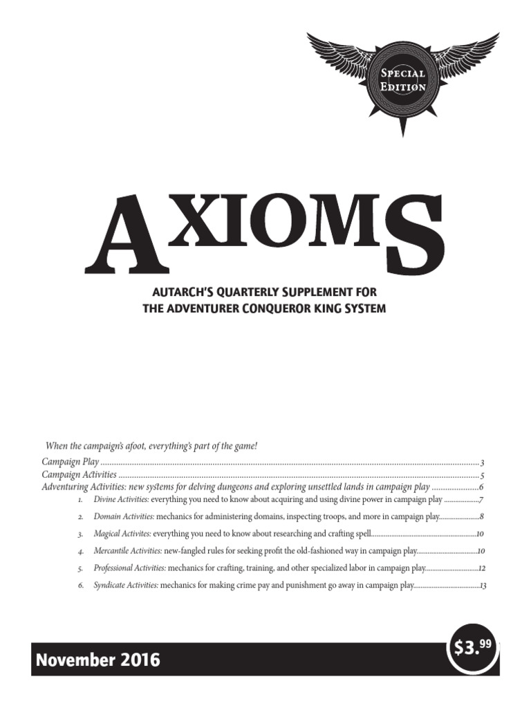 Axioms Special Edition | PDF | Taxes | Copyright