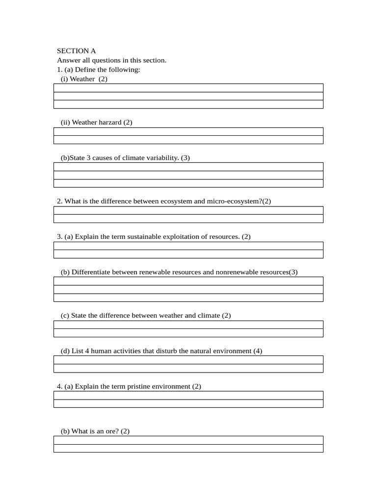 2023 form 2 Geo | PDF | Agriculture | Drought