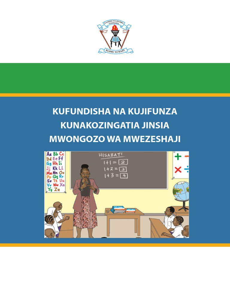 Moduli Ya Mwongozo-Kufundisha Na Kujifunza Kunako Zingatia Jinsia | PDF