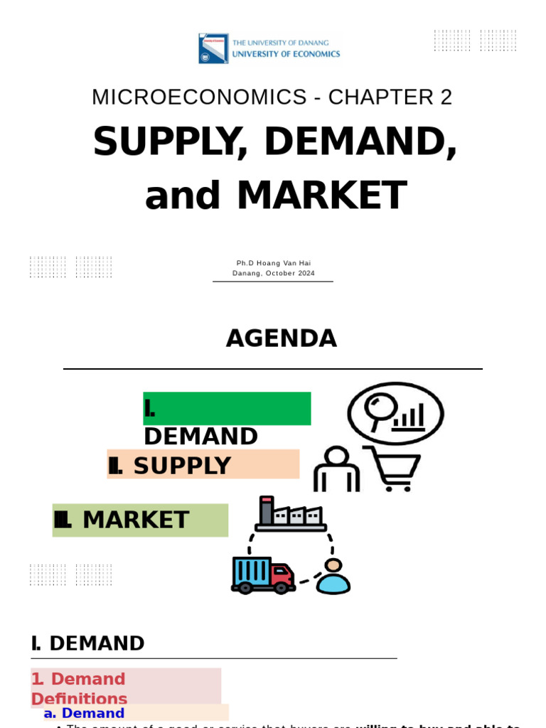 Chapter 2 Update 18oct24 | PDF | Economic Equilibrium | Demand