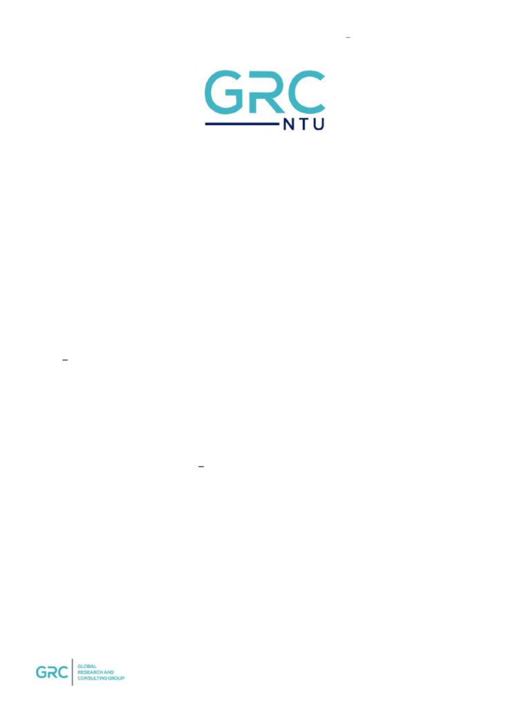 GRC NTU 48-Hour Case Study Assessment - 2023 Updated | PDF | Microfinance | Economies