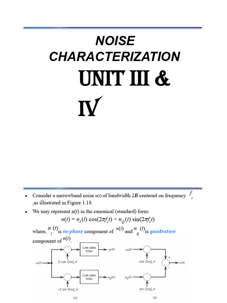 Unit 3-4.pptx | PDF | Signal To Noise Ratio | Frequency Modulation