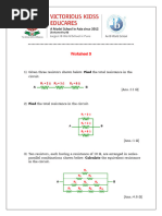 Class 10 Equivalent Resistance Problems | PDF | Resistor | Series And ...