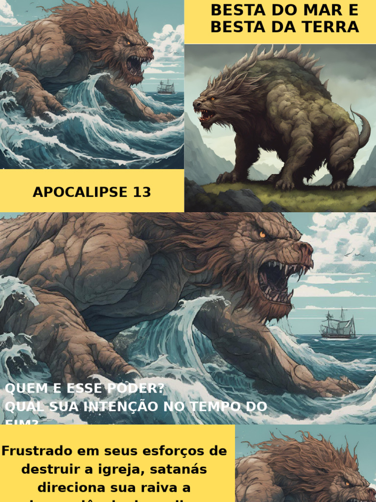 A Besta do Mar e da Terra no Apocalipse | PDF | A Besta (Apocalipse ...