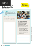 Life Doesn't Frighten Me Assessment 2 PDF | PDF | Narration | Poetry