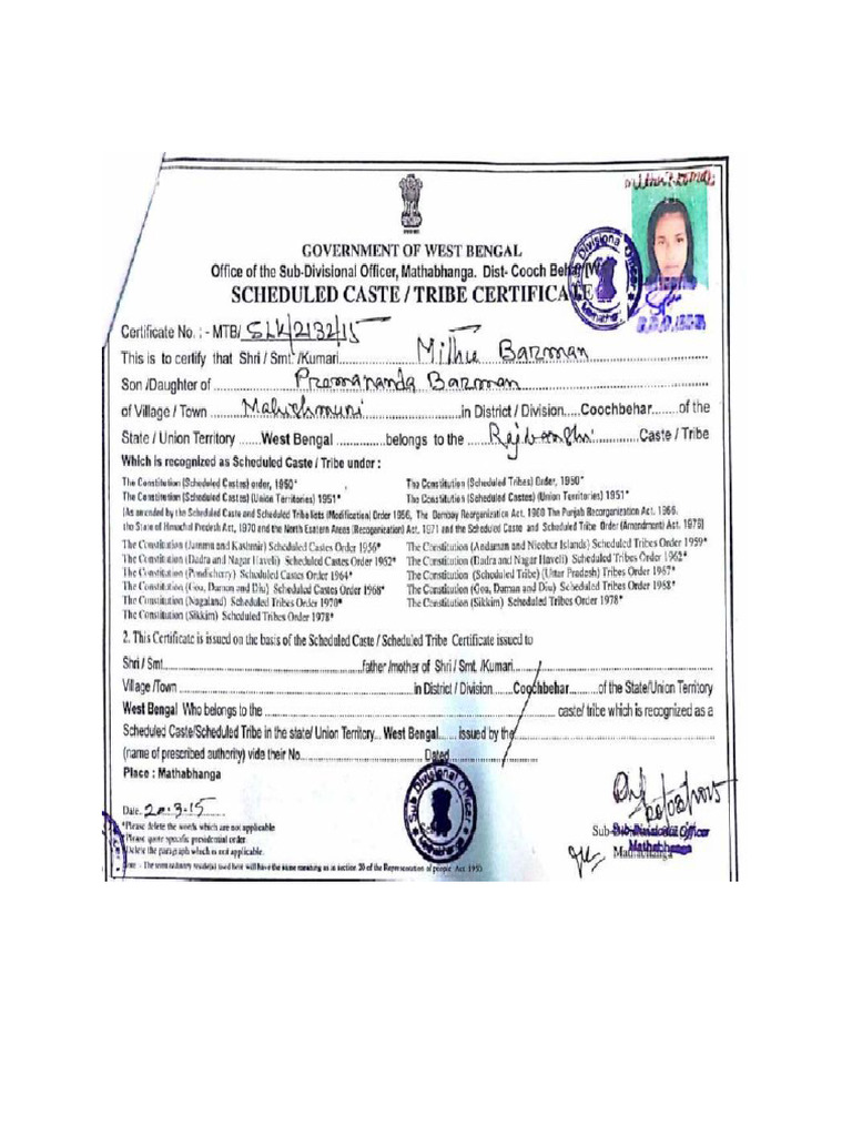 Manual Certificate | PDF