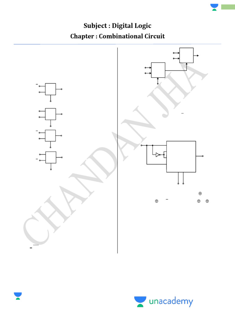 Combinational Logic Ps Pdf Logic Gate Theory Of Computation