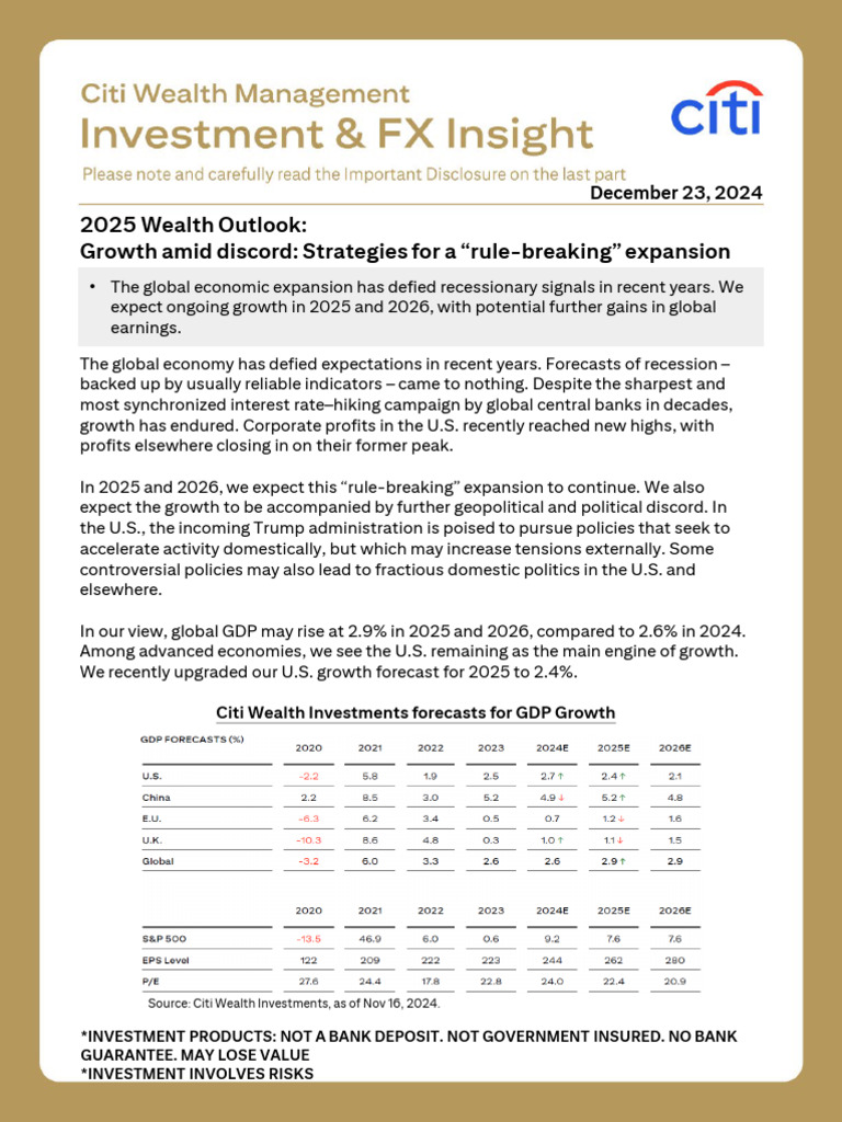 Citi invest_insight_e | PDF | Bonds (Finance) | Bond Credit Rating