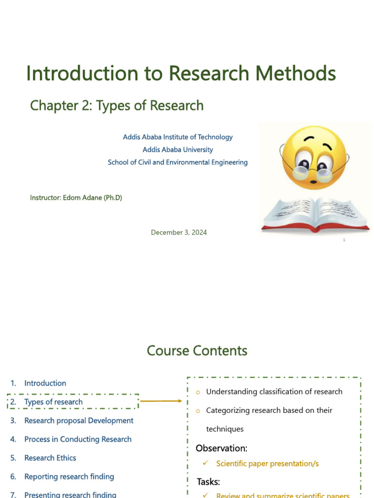 Introduction To Research Methods-2 2017 EC | PDF | Quantitative Research | Experiment