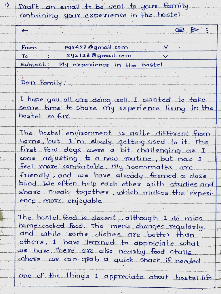 Email Writing Examples | PDF