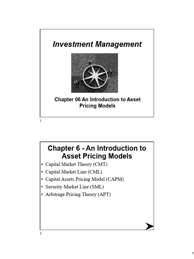 Chapter 06 An Introduction To Asset Pricing Models | PDF | Capital ...