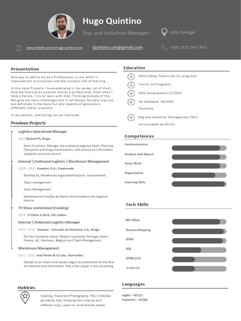 Cv2024 Eng | PDF | Logistics | Web Development