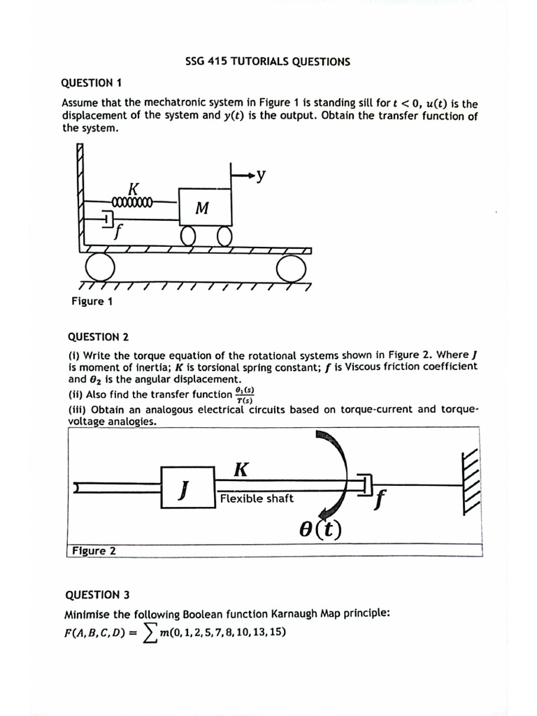 SSG 415 - TUTORIAL QUESTIONS (1) | PDF