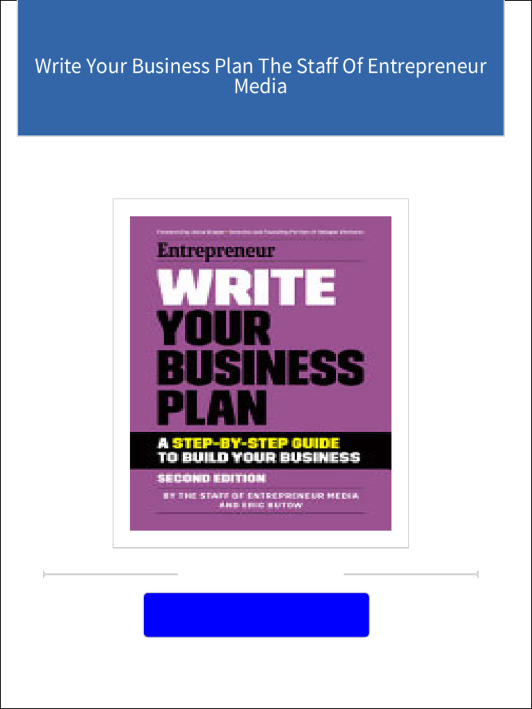 Instant Download Write Your Business Plan The Staff Of Entrepreneur ... Instant Download Write Your Business Plan The Staff Of Entrepreneur ...