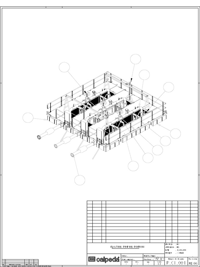 Floating - Platform Drawing | PDF