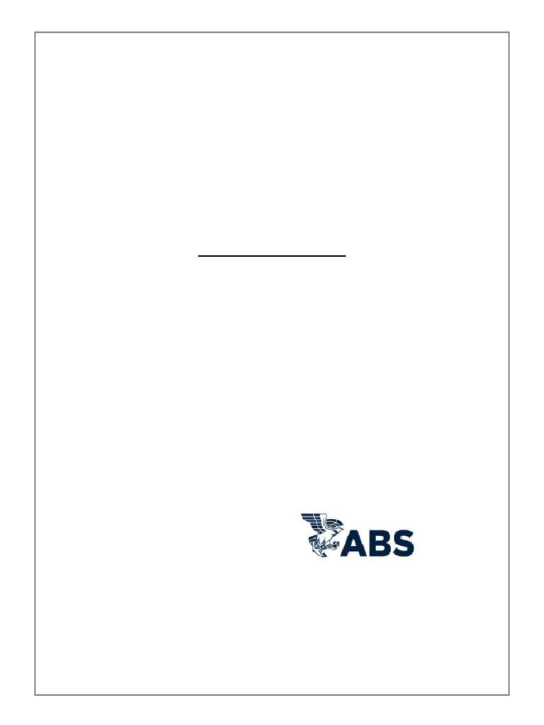 ABS Survey Masterlist | PDF | Tonnage | Crane (Machine)