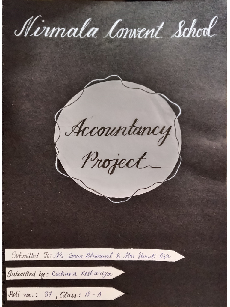 Accountancy Project 2024 25 | PDF