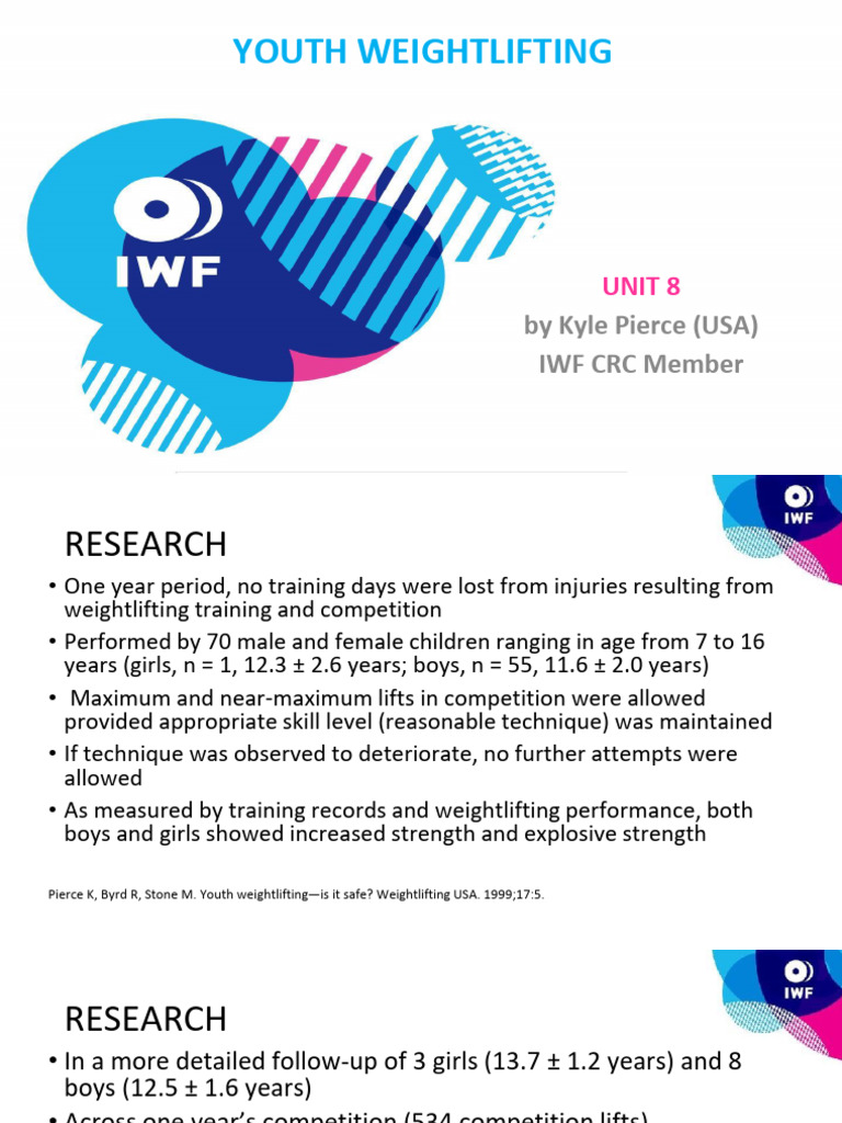 Safe Youth Weightlifting Training Insights | PDF | Strength Training ...