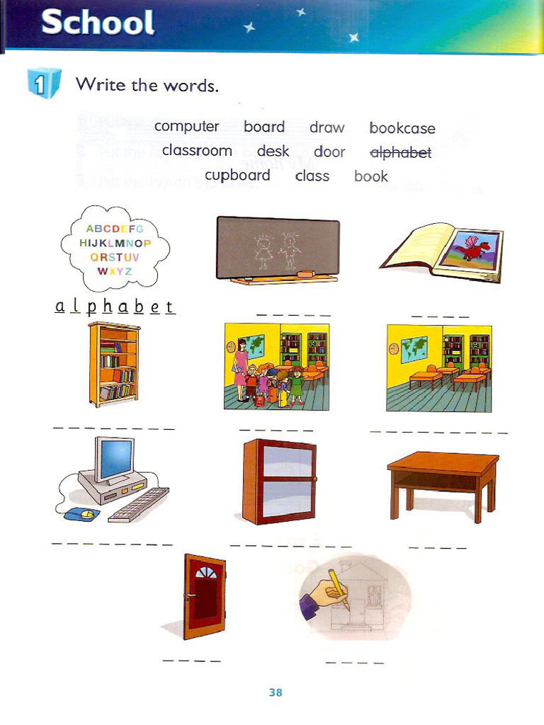 07 - Primary-Dictionary-1-Workbook - Topic Schools | PDF