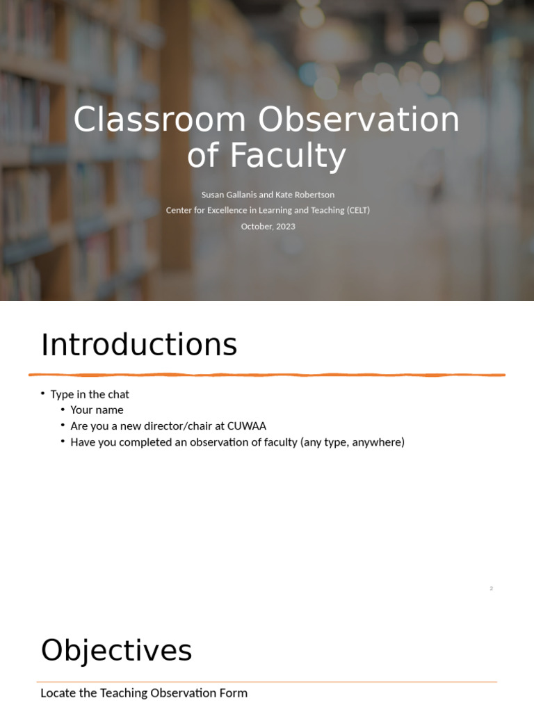 Classroom Observations 2023 | PDF | Communication | Cognitive Science