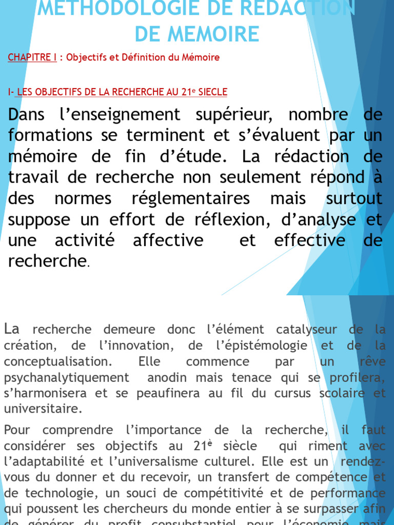 Guide de Rédaction de Mémoire Académique | PDF | Recherche d ...