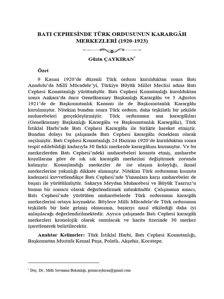 Guzin CAYKIRAN | PDF